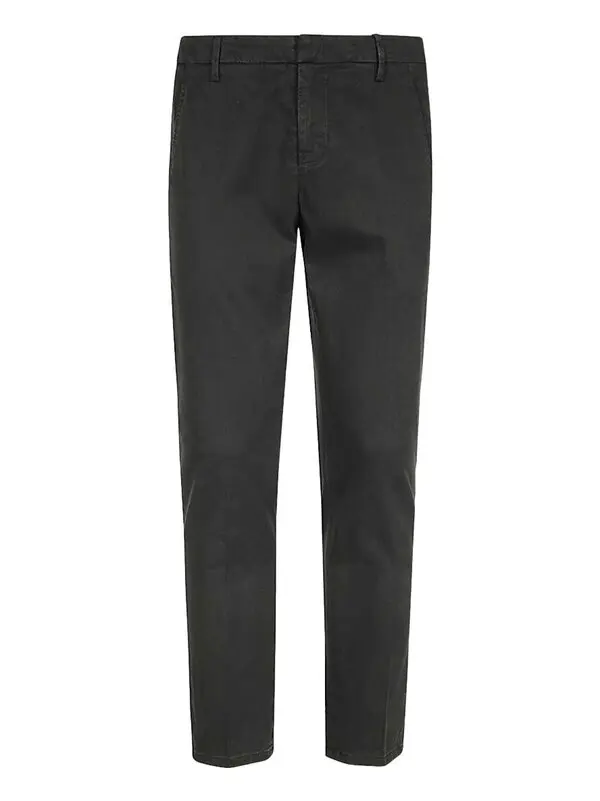 DONDUP Belt-loop Casual Pants With Multiple Pockets - Black