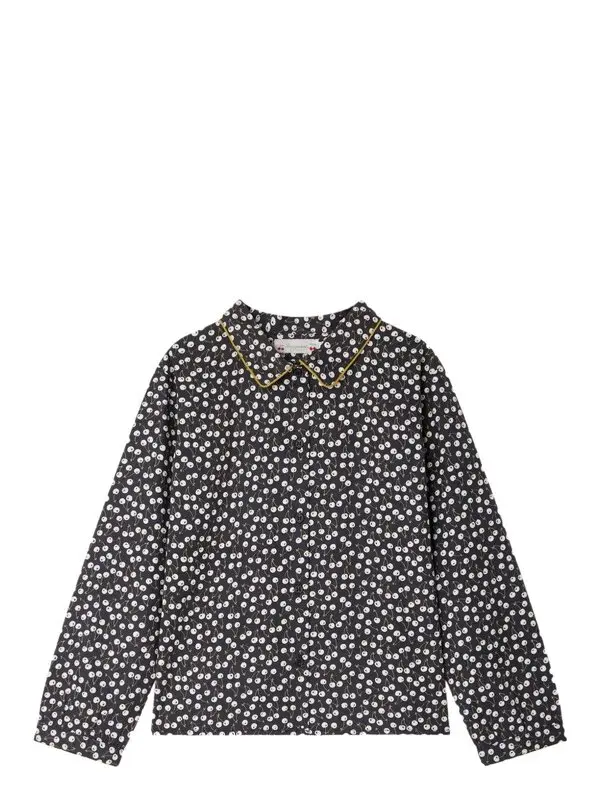 Bonpoint Jacinthe" Cherry Print Blouse - Black