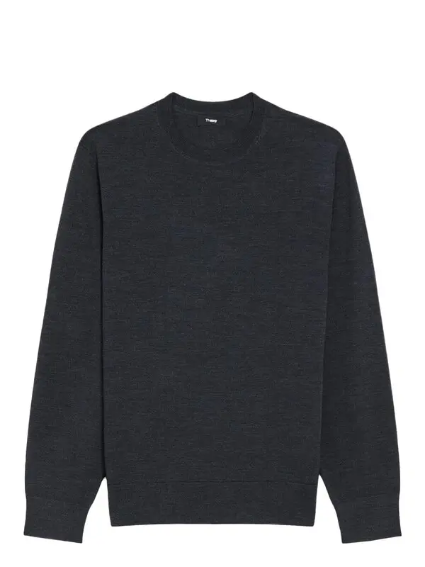 Theory Crew Neck Pullover Jumper - Pestle Melange