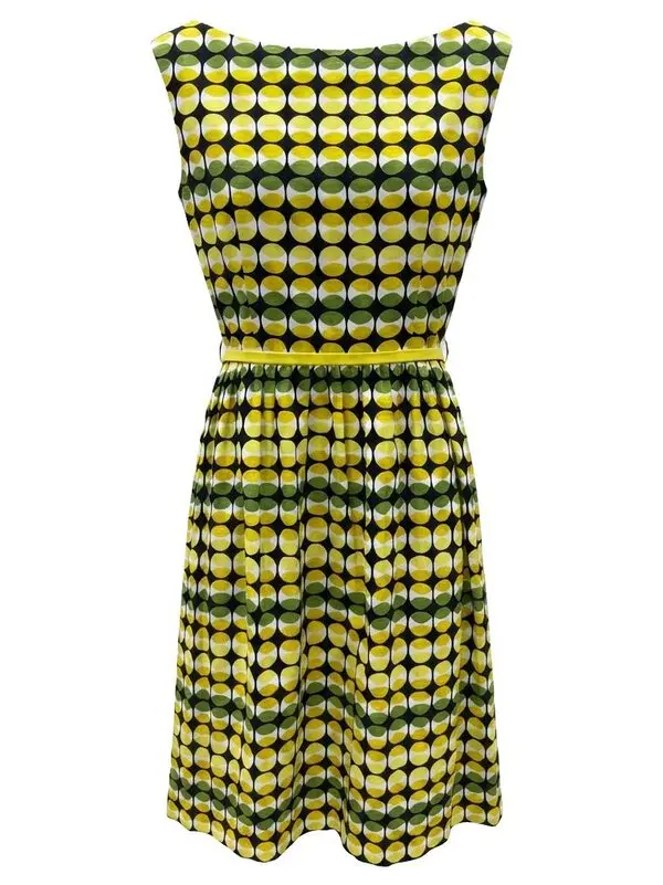 Max Mara Sleeveless Printed Midi Dress - Multicolor