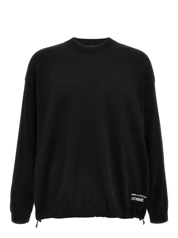 Comme Des Garçons Homme Knitted Jumper - Black