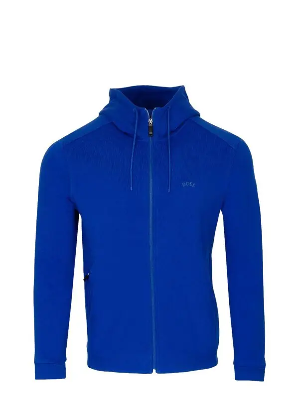 Hugo Boss Hadiko Zip-up Hoodie - Blue
