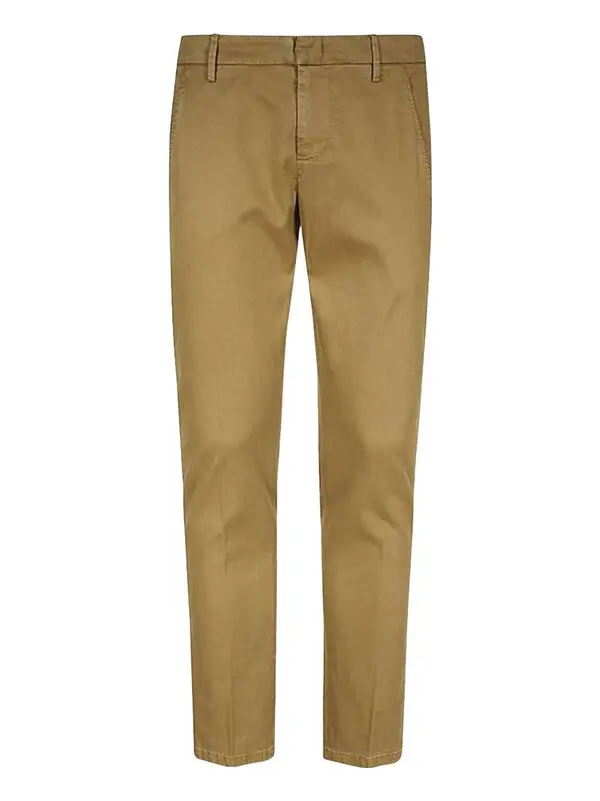 DONDUP Belt Loop Casual Pants - Green
