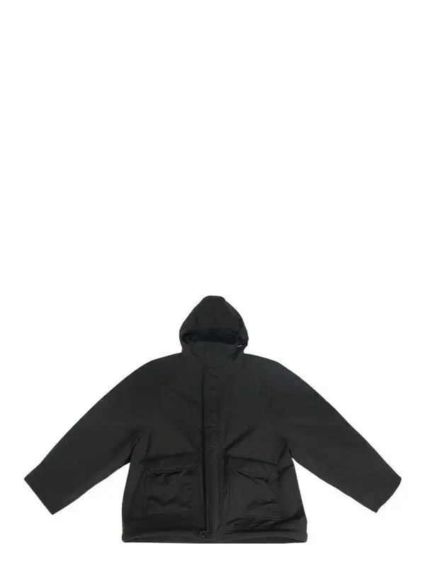 Balenciaga Bb Icon Kick Parka - Black