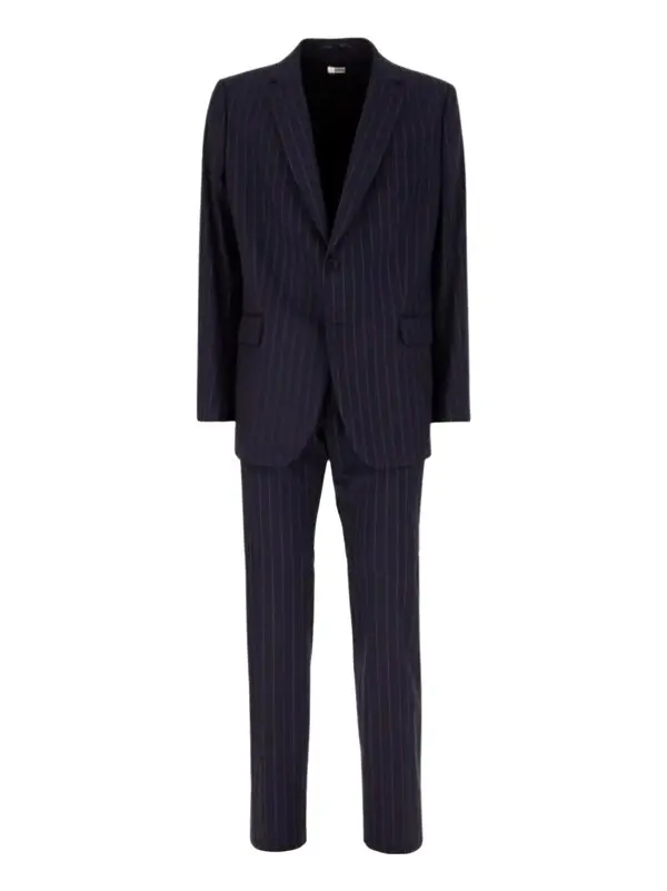 Dries Van Noten Single Breasted Suit - Black