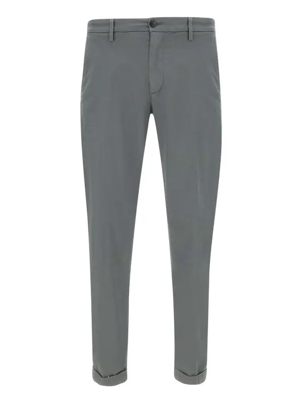 RE-HASH Slim Fit Tailored Pants - Gray