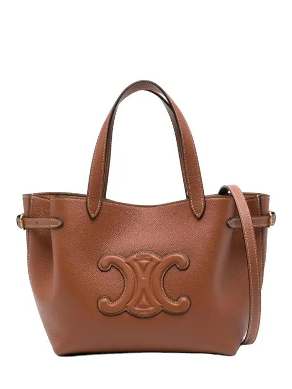 Celine Mini Cabas Anais Cuir Triomphe Grained Calfskin - Tan