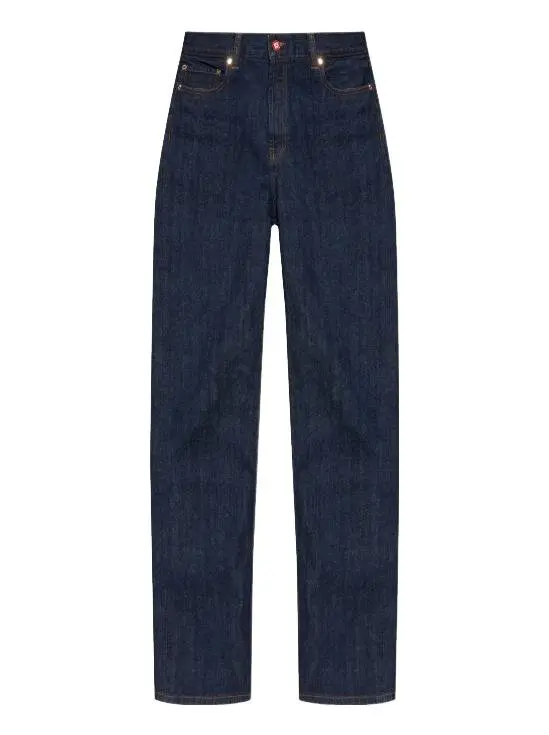 Casablanca Belt Loop Jeans - Navy Blue