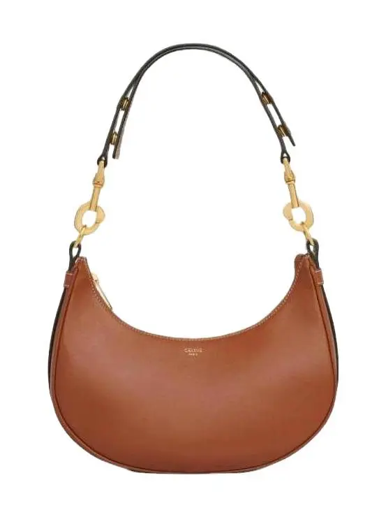 Celine Medium Ava Strap Bag In Smooth Calfskin - Tan