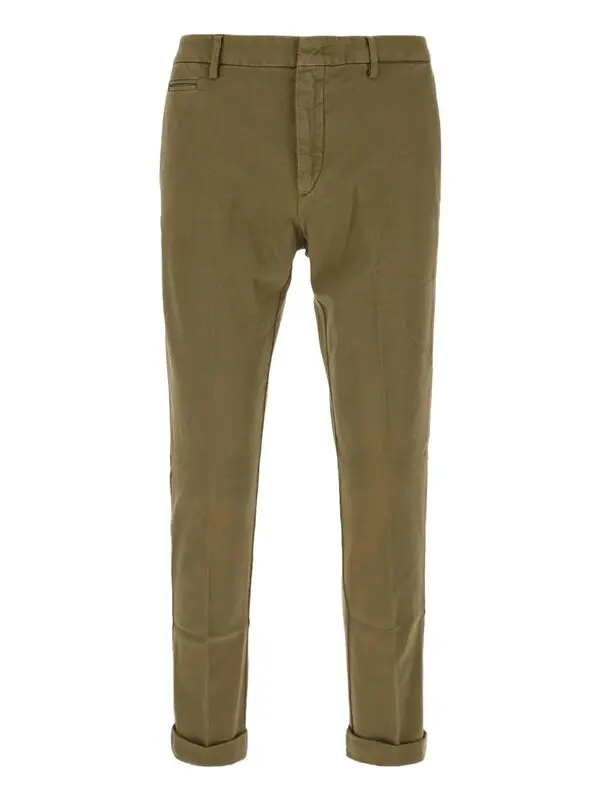 DONDUP Tapered Trousers - Green