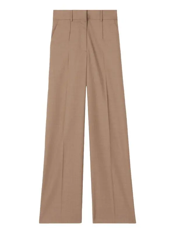 Burberry Jane Straight-leg Tailored Pants - Brown