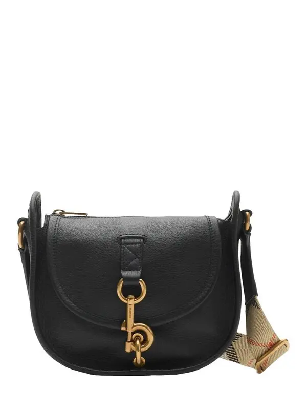 Burberry Mini B Clip Messenger Bag - Black