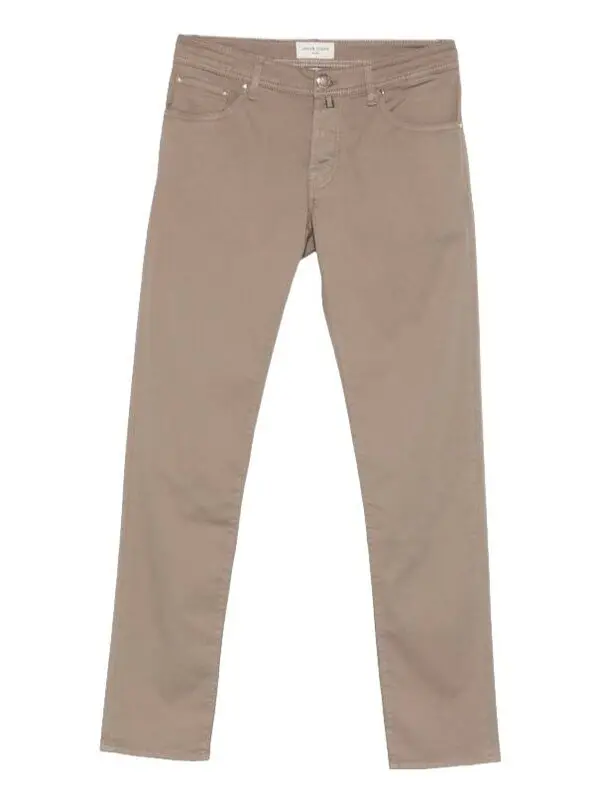 Jacob Cohen Belted Jeans - Nude