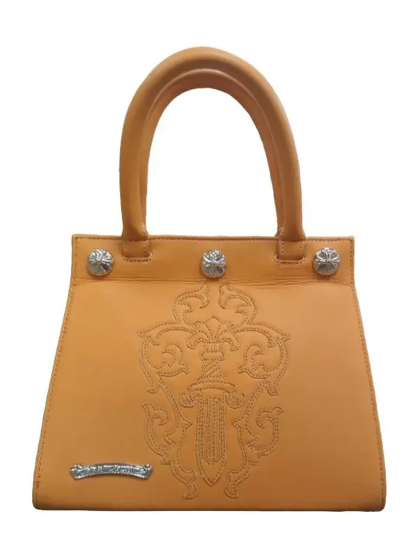 Chrome Hearts Cross Pattern Handbag - Brown