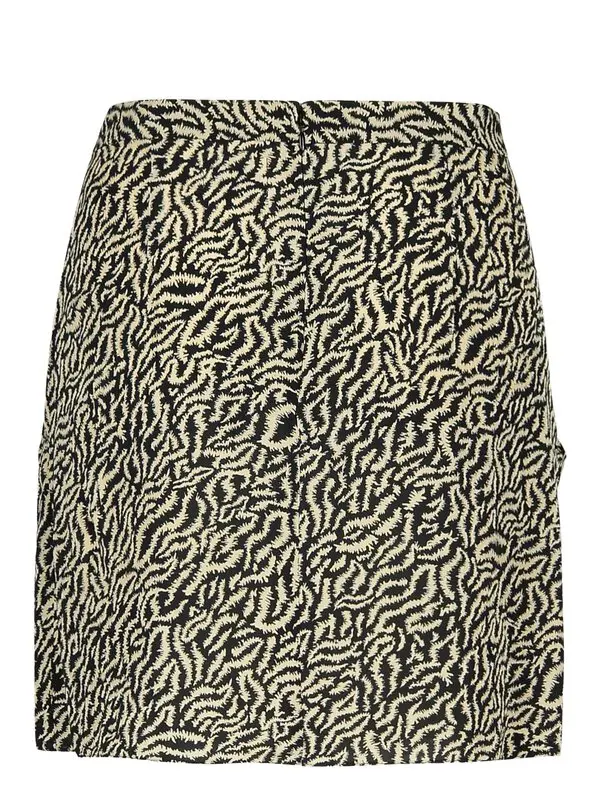 Isabel Marant Étoile Printed Mini Skirt - Black