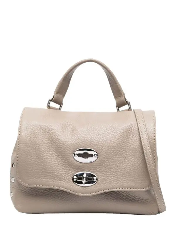 ZANELLATO Logo Shoulder Bag - Nude