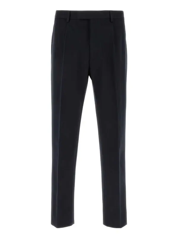Zegna Straight-leg Tailored Trousers - Blue