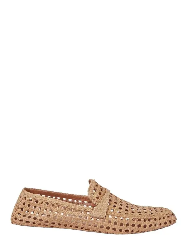 Loro Piana Leon Loafers - Nude