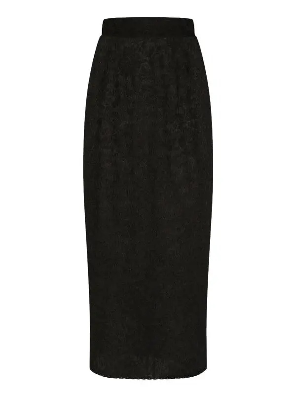 Dolce & Gabbana Lace Calf-length Skirt - Black