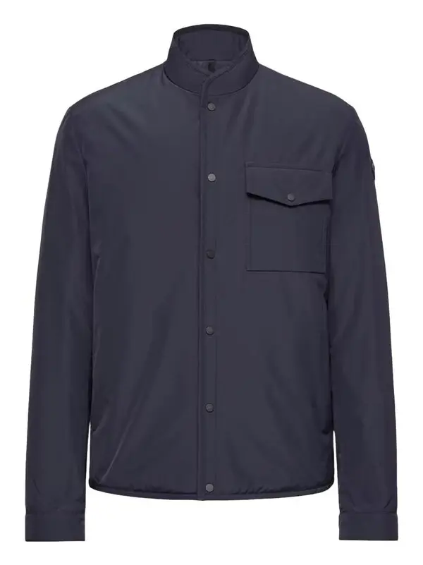 Moncler Zonda Button-up Jacket - Navy Blue