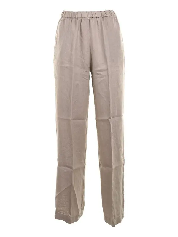 Aspesi Elasticated-waist Straight Leg Pants - Nude