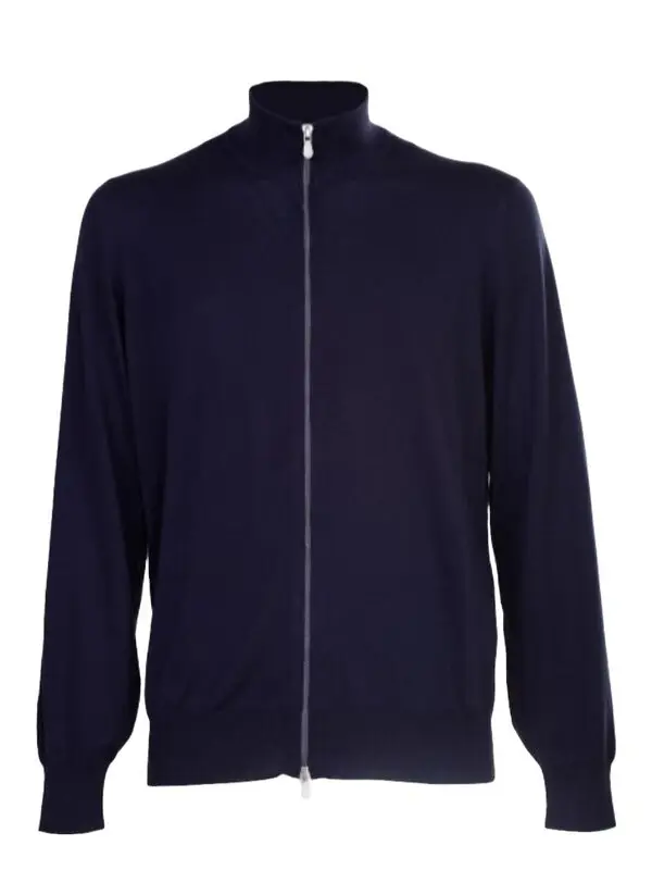 Brunello Cucinelli Zip-up Cardigan - Blue