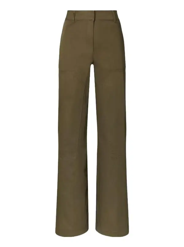 Tory Burch Pocket Trousers - Olive Pesto