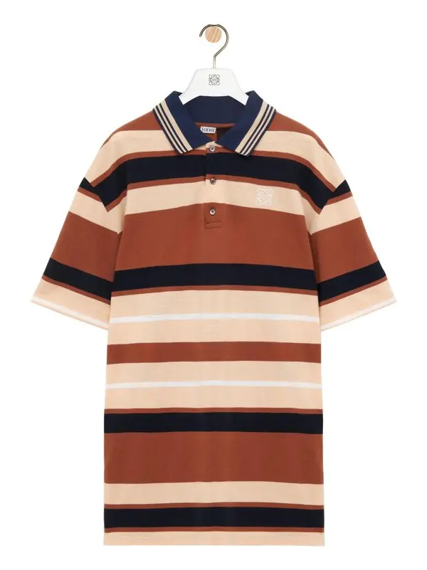 Loewe Oversized Fit Polo In Cotton And Linen - No