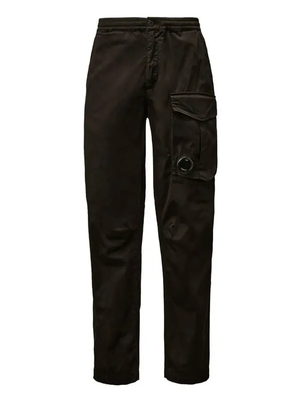 C.P. COMPANY Stretch Cargo Pants - Black