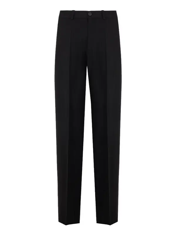Balenciaga Twill Oversized Pants - Black