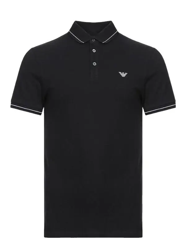 Emporio Armani Logo Polo Shirt - White
