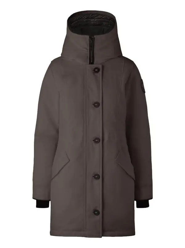 Canada Goose Button-up Hooded Parka - Coastal Ash
