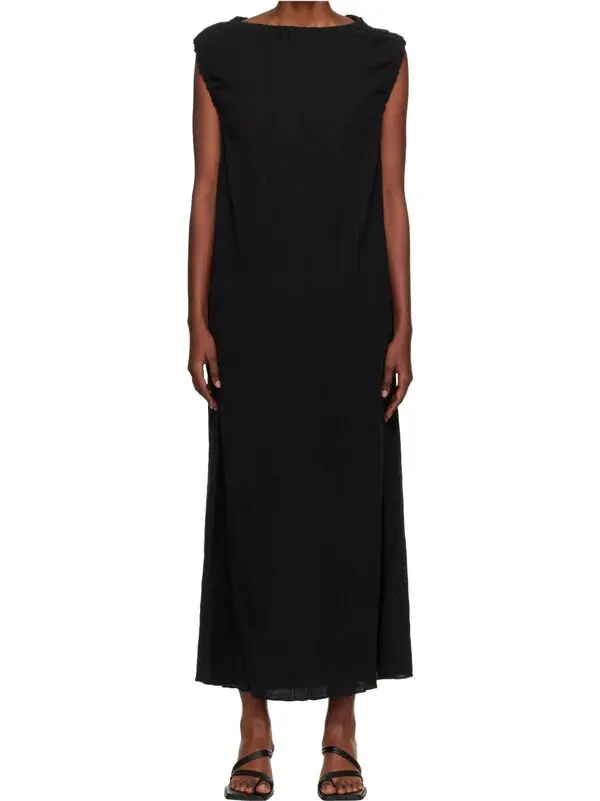 BASERANGE Pleated Dress - Black