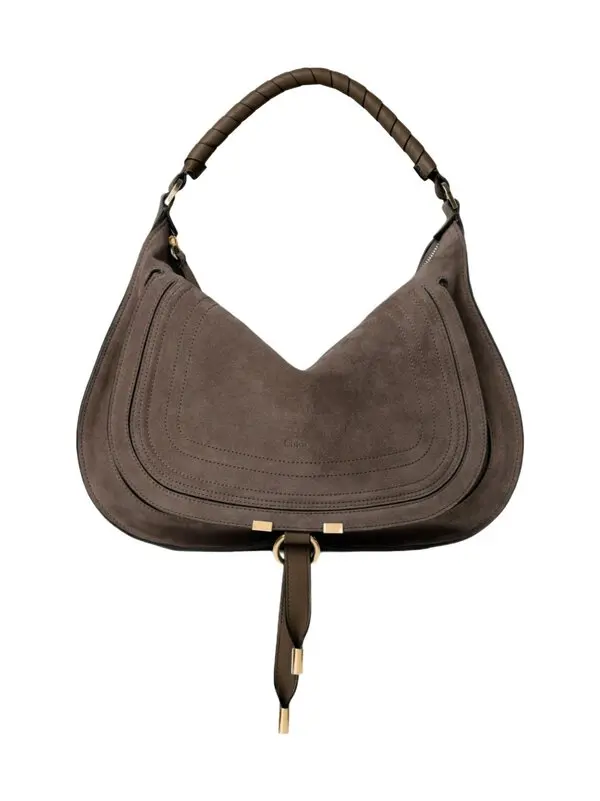 Chloé Marcie Top Handle Tote Bag - Cold Brown