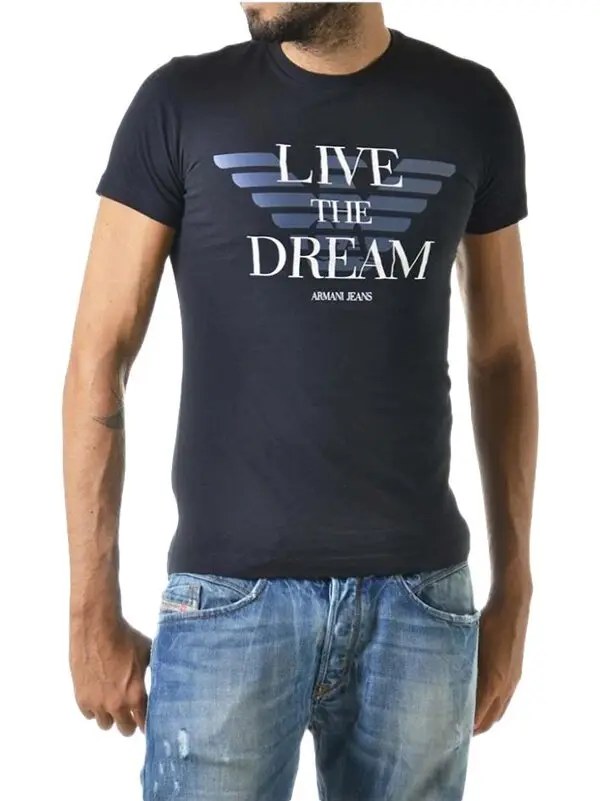 Emporio Armani Logo Details T-shirt - Black