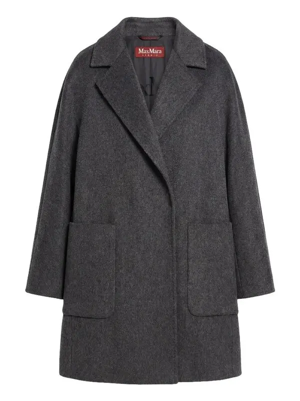 Max Mara Long Sleeved Coat - Black