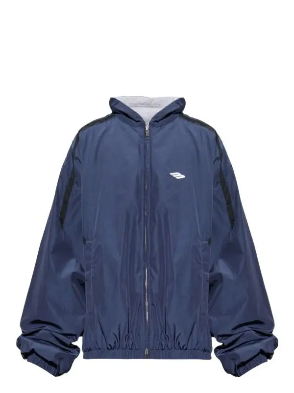 Balenciaga Reversible Zip-up Jacket - Blue