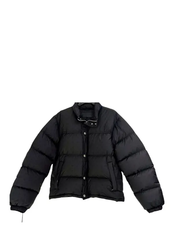 Chrome Hearts Long-sleeved Stand-up Collar Cotton Coat - Black