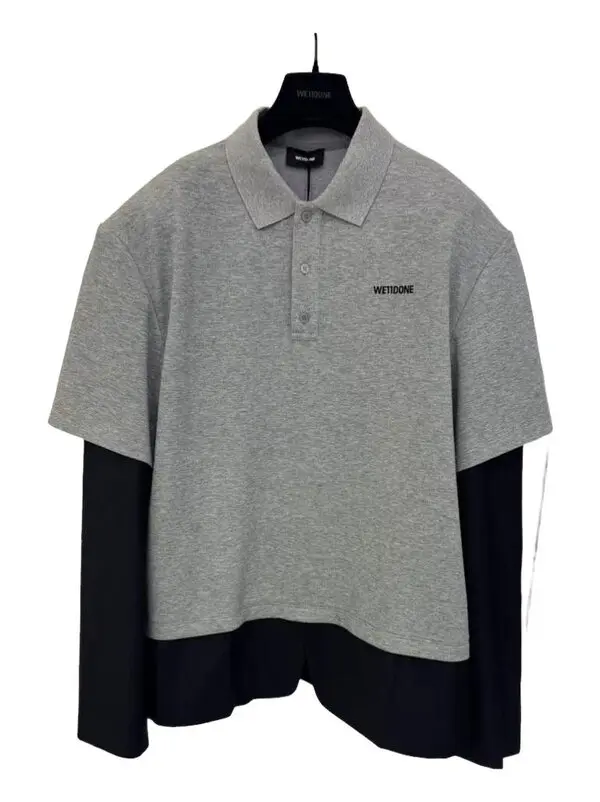 We11Done Double-layer Polo Shirt - No