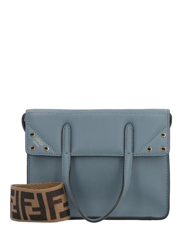 Fendi Mini Flip Shoulder Bag - Gray