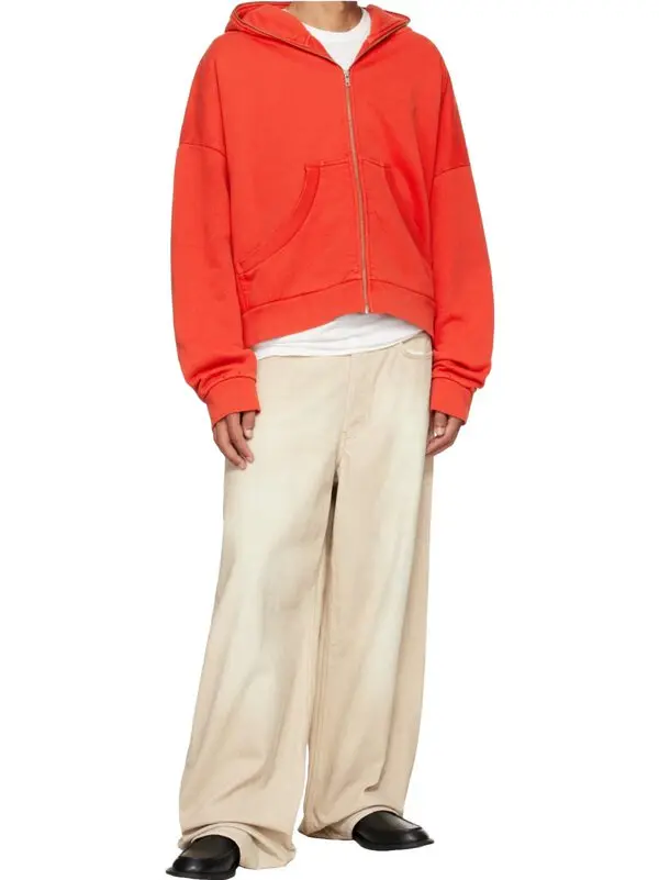 ENTIRE STUDIOS Zip-up Hoodie - Red