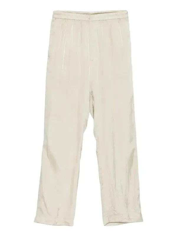 Dries Van Noten Elasticated Waist Casual Pants - White