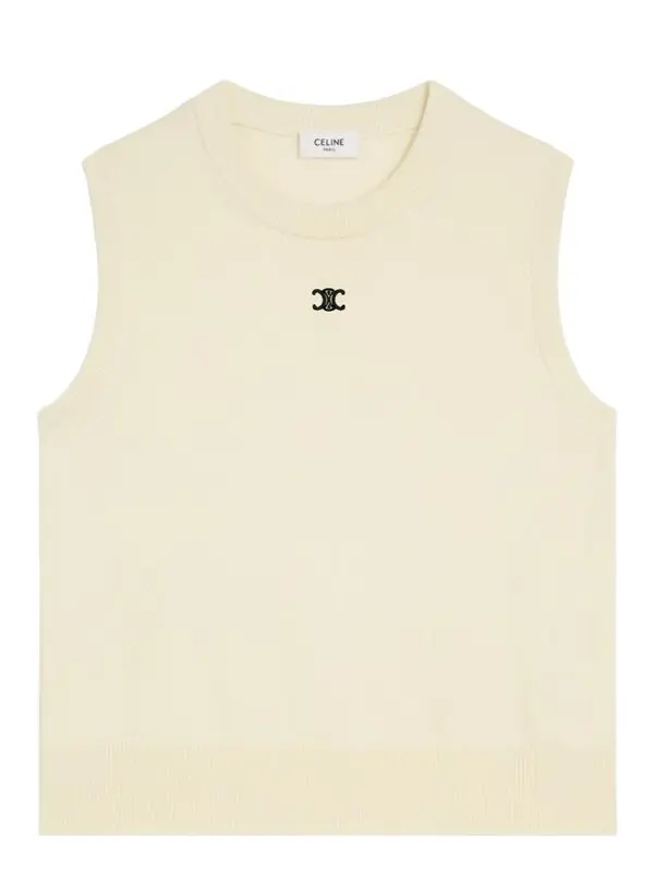 Celine Fine Wool Top - Off White