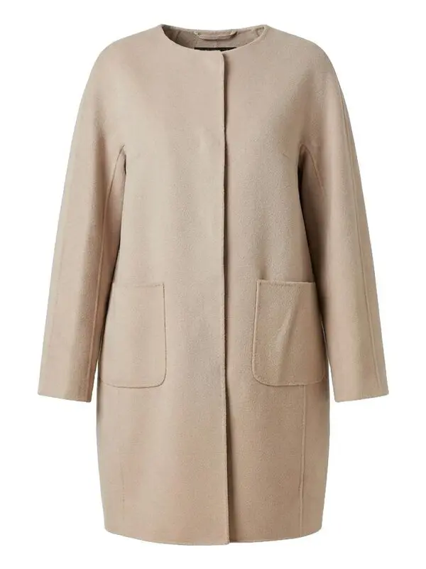 Max Mara Long Sleeve Coat - Gray