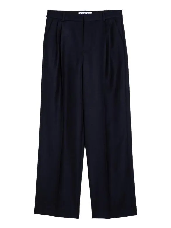 Loewe Mid-rise Tailored Trousers - Black