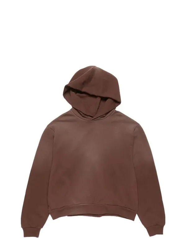 Acne Studios Logo Back Hoodie - Chocolate Brown