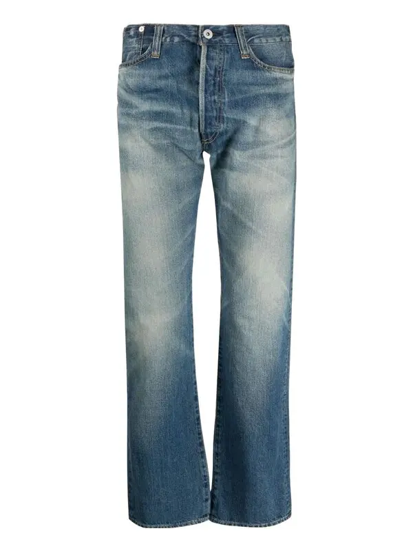 Junya Watanabe Five-pocket Straight Leg Denim Trousers - Blue