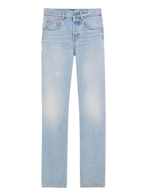 Saint Laurent Mid-rise Baggy Jeans - Michigan Blue