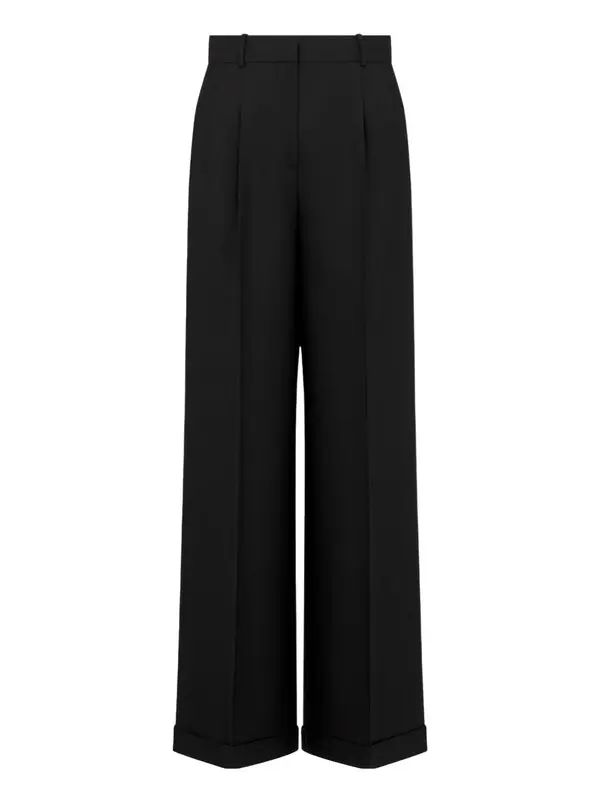 Dior Wide-leg Tailored Pants - Black