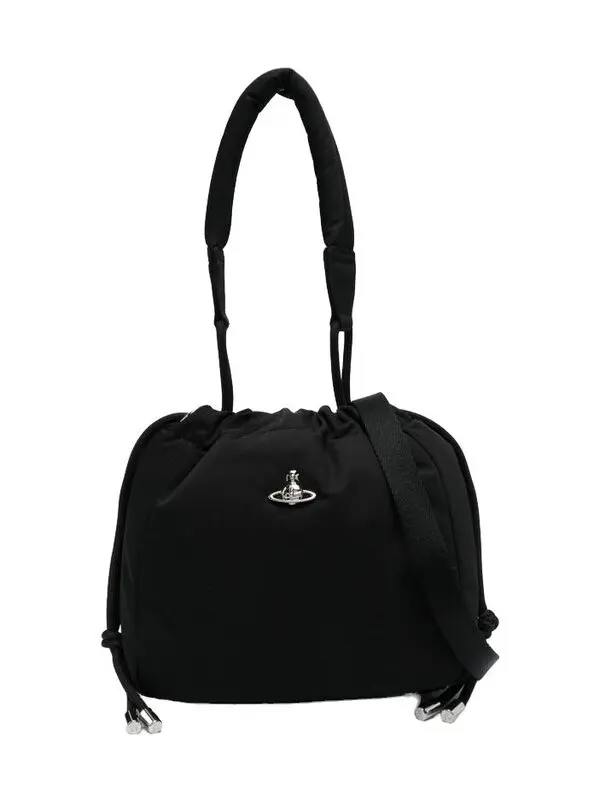 VIVIENNE WESTWOOD Drawstring Tote Bag - Black